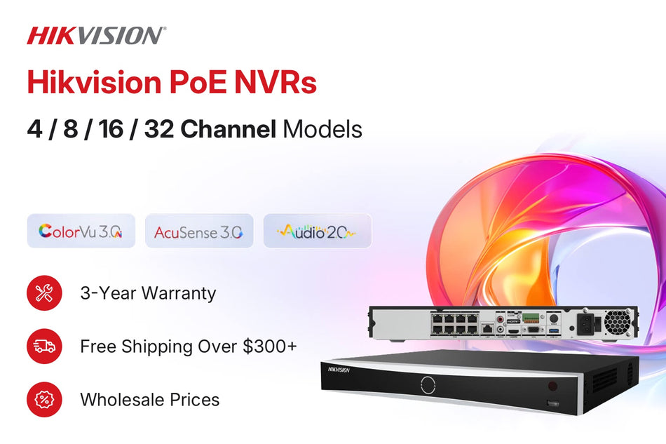 HikVision NVR Australia | PoE & AcuSense AI – Smarket